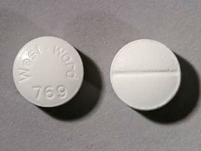 Pill Finder: West-ward 769 White Round - Medicine.com