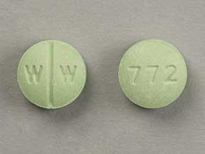 Pill Finder: W W 772 Green Round - Medicine.com
