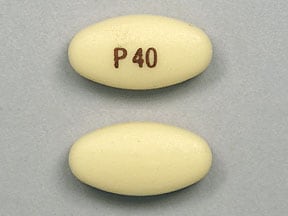 Pill Finder: P40 Yellow Elliptical / Oval - Medicine.com