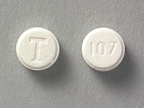Pill Finder: T 107 White Round - Medicine.com