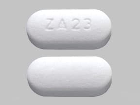 Pill Finder: ZA 23 White Elliptical / Oval - Medicine.com