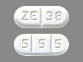 Pill Finder: ZE 38 5 5 5 White Capsule-shape - Medicine.com
