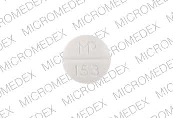 Pill Finder: MP 153 White Round - Medicine.com