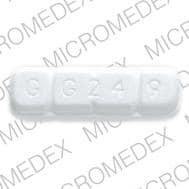 Pill Finder: GG 249 White Rectangle - Medicine.com
