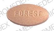 Pill Finder: FOREST FLUMADINE100 Orange Elliptical / Oval - Medicine.com