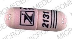 Pill Finder: Z Zenith 100 mg 2131 Pink Capsule-shape - Medicine.com