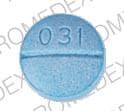 Pill Finder: 031 R Blue Round - Medicine.com