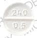 Pill Finder: WATSON 240 0.5 White Round - Medicine.com