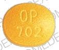 Pill Finder: OP 702 Yellow Elliptical / Oval - Medicine.com