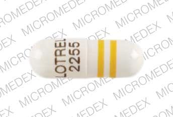 Pill Finder: LOTREL 2255 White Capsule-shape - Medicine.com