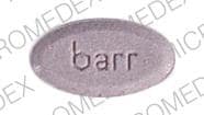 Pill Finder: barr 869 2 Purple Elliptical / Oval - Medicine.com