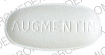 Pill Finder: AUGMENTIN 250/125 White Elliptical / Oval - Medicine.com