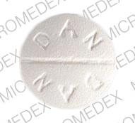 Pill Finder: 5599 DAN DAN White Round - Medicine.com