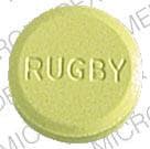 Pill Finder: 49 56 RUGBY Yellow Round - Medicine.com
