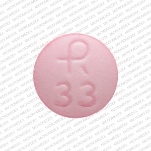 Pill Finder: R 33 Pink Round - Medicine.com
