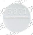 Pill Finder: 5871 59911 White Round - Medicine.com