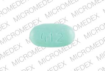 Pill Finder: 412 C Green Elliptical / Oval - Medicine.com