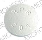 Pill Finder: RPR 201 White Round - Medicine.com