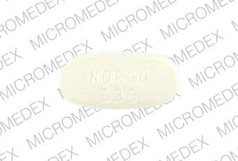 Pill Finder: NORCO 539 Yellow Elliptical / Oval - Medicine.com