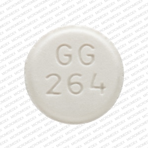 Pill Finder: GG 264 White Round - Medicine.com
