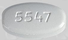 Pill Finder: 5547 DAN DAN White Elliptical / Oval - Medicine.com