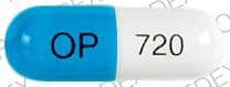 Pill Finder: OP 720 Blue Capsule-shape - Medicine.com