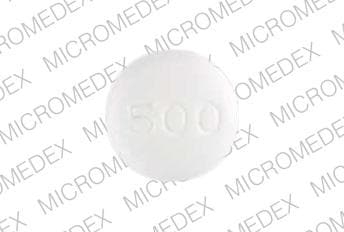 Pill Finder: BMS 6060 500 White Round - Medicine.com
