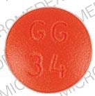 Pill Finder: GG 34 100 Red Round - Medicine.com