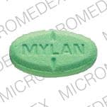 Pill Finder: MYLAN 245 Green Elliptical / Oval - Medicine.com