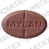 Pill Finder: 417 MYLAN Brown Elliptical / Oval - Medicine.com