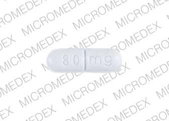 Pill Finder: 80 mg BETAPACE Blue Elliptical / Oval - Medicine.com
