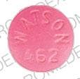 Pill Finder: WATSON 462 Pink Round - Medicine.com