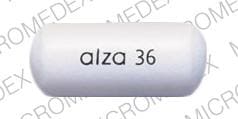 Pill Finder: alza 36 White Elliptical / Oval - Medicine.com