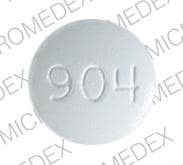Pill Finder: barr 904 White Round - Medicine.com
