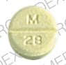 Pill Finder: M 28 Yellow Round - Medicine.com