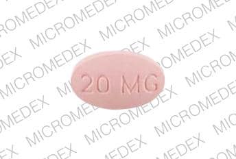 Pill Finder: F P 20 MG Orange Elliptical / Oval - Medicine.com