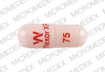 Pill Finder: W Effexor XR 75 Peach Capsule-shape - Medicine.com