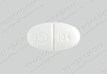 Pill Finder: Logo 104 20 White Elliptical / Oval - Medicine.com