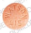 Pill Finder: WATSON 415 Orange Round - Medicine.com