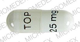 Pill Finder: TOP 25 mg White Capsule-shape - Medicine.com