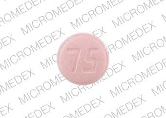 Pill Finder: 75 1171 Pink Round - Medicine.com