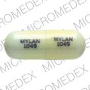 Pill Finder: MYLAN 1049 MYLAN 1049 White Capsule-shape - Medicine.com