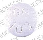 Pill Finder: GG 109 White Round - Medicine.com
