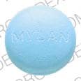 Pill Finder: 727 MYLAN Blue Round - Medicine.com