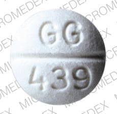 Pill Finder: GG 439 White Round - Medicine.com