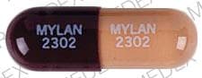 Pill Finder: MYLAN 2302 MYLAN 2302 Brown Capsule-shape - Medicine.com