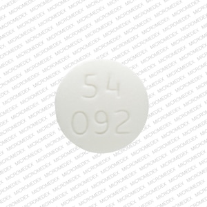 Pill Finder: 54 092 White Round - Medicine.com