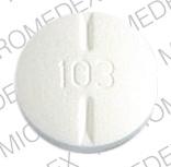 Pill Finder: 103 CIBA White Round - Medicine.com