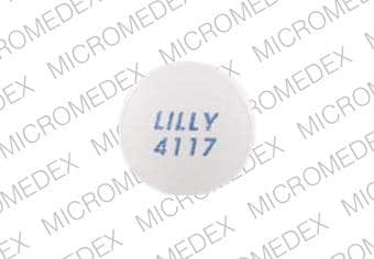 Pill Finder: LILLY 4117 White Round - Medicine.com