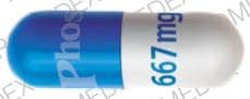 Pill Finder: 667 mg PhosLo Blue Capsule-shape - Medicine.com